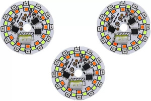 SG Flash 3 Pack 7 Colour Changing DOB RGB LED Round Board, DOB Direct ...