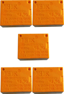 AVISRI 5 PIECES JQC-3FC(T73) 12V DC SPDT Relay Module Electronic ...