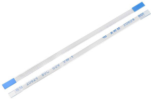 SHREE LAHERI 4 Pin Flat Cable 0.5mm Pitch TYPE-A 100mm Length Flexible ...