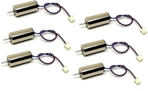 INVENTO 6pcs 3.7V8x16mm 816 Micro Coreless motor 1mm Shaft High Speed ...