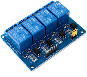 Electronic Spices 5V 4 channel relay module with light coupling ...