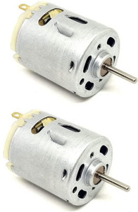 ERHIndia 2 Pcs DC Motor High Torque 9800 RPM 12v dc motor Electronic ...