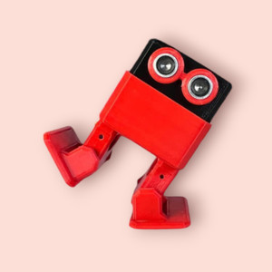 AUTO BOTIX OTTO DAncing Bot 3D Printed DIY kit Red Colour 3D Printed ...