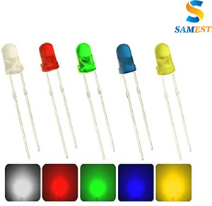 samest 1000PCS (200*5) 5mm Multiple LED Diode Lights Intensity Super ...