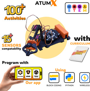 Atumx TriX - Robotic Arm Kit | DIY STEM kit | 3 in 1 robotics Kit ...