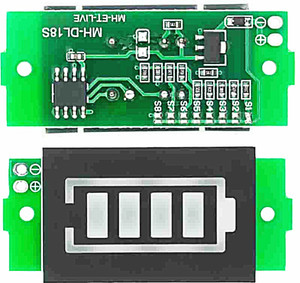 Electronics Crafts 3S Lithium Battery Pack Power Indicator Board 11.1V ...