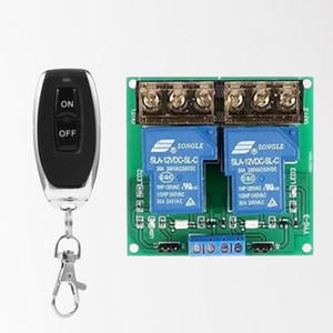 Enormity AC 220V-30A 2CH RF Wireless Black Remote Control Receiver ...