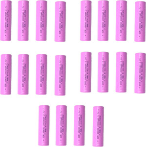 Mechanic37 20 Pcs 2000 mAh Li ion Batteries 3.7V Cell 18650 (Pack of 20 ...
