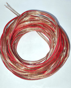 Steko (20 Meter) 14/76 PVC Transparent Speaker Wire Multi strand ...