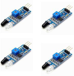 shatam IR sensor module/Flame sensor/Object Detection sensor- pack of 4 ...