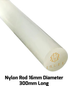 EXUBE Nylon Rod 16mm Diameter 300mm Long Electronic Components ...