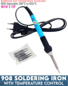 BALRAMA With 5pcs Solder Tip Bit Set Soldering Iron 60W 908 Variable ...
