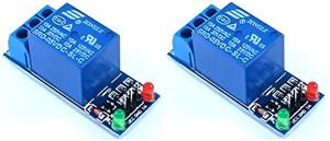 R&D 2 Pcs 1 Channel 5V 10A Relay Control Board Module with Optocoupler ...