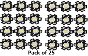 SG Flash DC 3 Watt SMD LED Diode Bulb Lamp with Heatsink White (PACK OF ...
