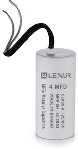 Lexur Capacitor 4 MFD Multipurpose AC Capacitor Motor Control ...