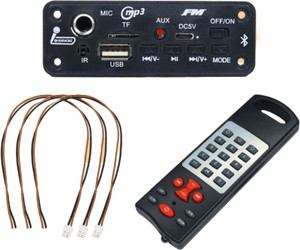 Electronics Crafts BLUETOOTH MODULE WITH MIC SLOT , TWO 5 W SPEAKAR ...