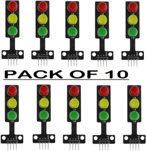 HouseOfCommon PACK OF 10 Mini Traffic Light Display Module LED Traffic ...