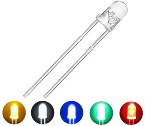 Howay 100 Pieces {20 Each Red, Green, Blue, Yellow, White} Transparent ...