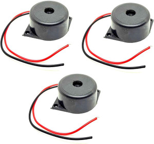INVENTO 3pcs 3V - 27V DC 32mm Pizo Buzzer Continuous Ringing Automotive ...