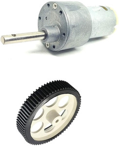 INVENTO 1pcs 12v 10 Kg-cm 1000 RPM SideTorque Geared DC Motor Duty with ...