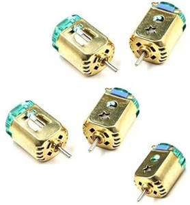 DIYANTI TECH Golden DC Toy Motor - Small Single Shaft High RPM 3V Max ...