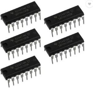 WHO 5 PCS OF SN74HC595N 8BIT SHIFT REGISTER IC, Electronic Components ...