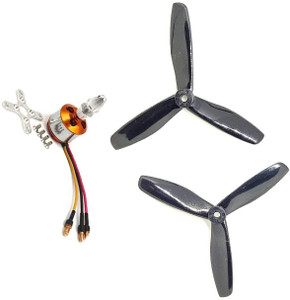 INVENTO 1Pcs 2200KV BLDC Brushless Motor + 5045 5x4.5 5 inch 3 Blade ...