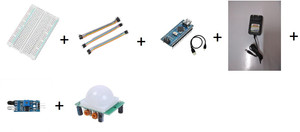 ROBOTECH Arduino Combo Micro Controller Board Electronic Hobby Kit ...