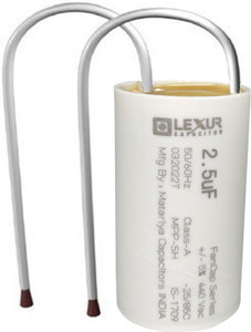 Lexur Capacitor Heavy Duty 2.5 MFD Fan Capacitor (1 Unit) Power Supply ...