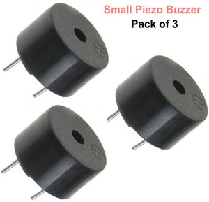 Scienticy Small Piezoelectric Buzzer 5V Active Buzzer (Pack of 3 ...