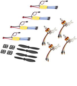 INVENTO 4Pcs 2200KV BLDC Brushless Motor + 30A ESC + 6045 6x4.5 6 inch ...