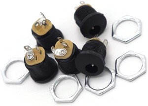 BE Components DC Power Female Jack Panel Mounting Connector Socket ...