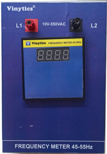 vinytics Portable Single Phase Line Frequency Meter 45-55HZ fitted box ...