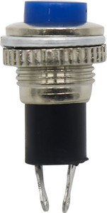 Electronic Spices 10mm Panel Mount Momentary Push Button Switch Blue ...