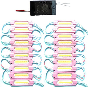 Steko (20-Pieces) Pink DC 12V 2 Watt Capsule Shape LED Module + DC 12 ...