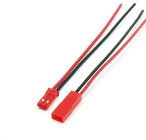 Flyrobo 10cm 2Pin JST Male Female Plug Connector Plug Electronic ...
