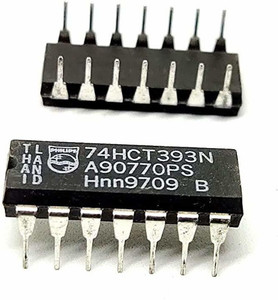 Ihc 74393 IC Binary Ripple Counter,DIP-14 (PACK OF 5) Electronic ...