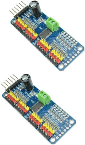 INVENTO 2Pcs 12 Bit 16 Channel PWM Servo Driver Shield IIC interface ...