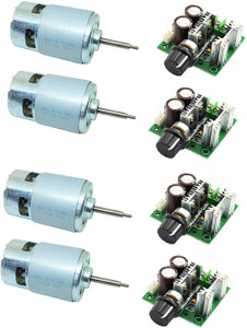 INVENTO 4Pcs RS755 DC Motor 24V DC High Speed 19000 RPM Multi-Purpose ...