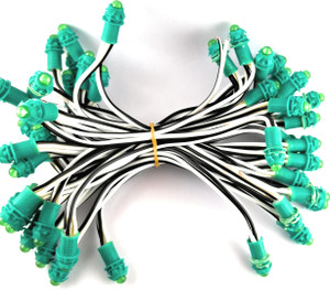 SAMAES 1 pics 12 Volt DC 5 Meter Long GREEN Color Led Chain Light ...