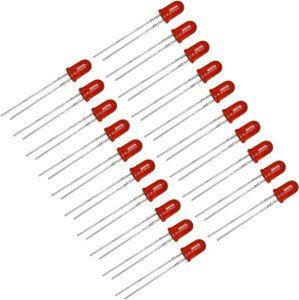 Electronic Spices 5mm Red color LEDs round shape pack of 1000 (Red in ...