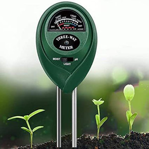 Robotbanao Soil Test Kit, 3-in-1 Soil Tester pH Moisture Meter Plant ...