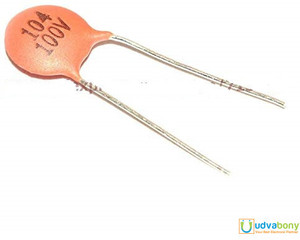 MIFRA ELECTRONICS 0.1uF – (104) Ceramic Capacitor – 10 Pieces pack ...