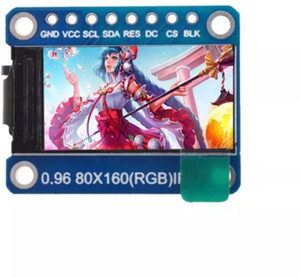 xcluma 0.96 inch HD TFT OLED Color High Resolution Display 80X160 IPS ...