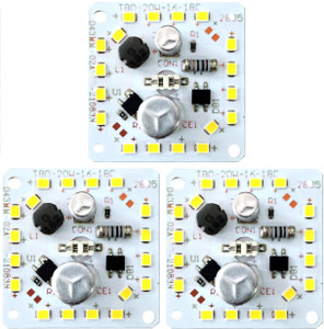 Steko (3 Pieces) 20 Watt Super Bright ALPHA DOB MCPCB Driver on Board ...