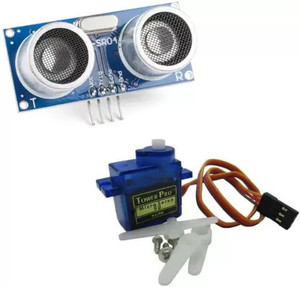 AlphaCore Sg90 Servo Motor and Ultrasonic Sensor Module Motor Control ...