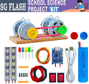 SG Flash Generator Making Dynamo Motor & Other Science Project Kit ...