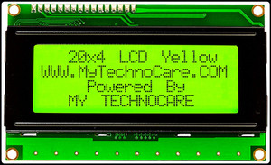 randd A-20×4 Character LCD Display Green Display Lights Electronic ...