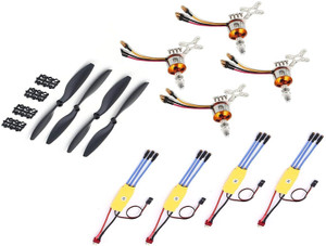 INVENTO 4Pcs 1800KV BLDC Brushless Motor + 30A ESC + 9045 9x4.5 9 inch ...
