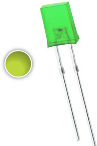 INVENTO 25pcs 2x5x7mm LED Green Diffused Color Lens Light Emitting ...